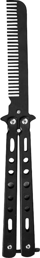 Vlinderkam, Zwart, Vlinder Mes Kam, Butterfly Comb Black | bol