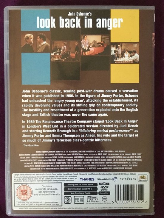 Look Back In Anger [DVD] [1989] (Dvd), Emma Thompson, Gerard Horan ...