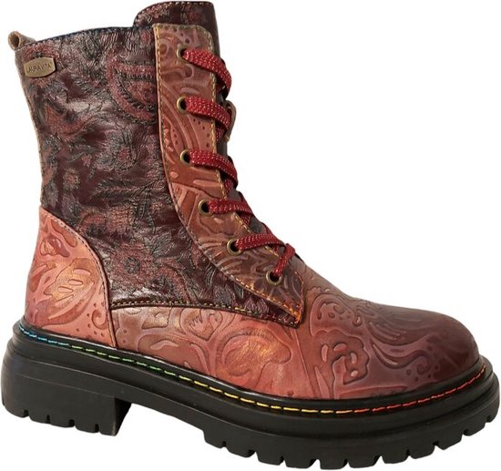 Laura Vita Veterboot Kandyo 24 SL022-4A Grenat Rood | bol