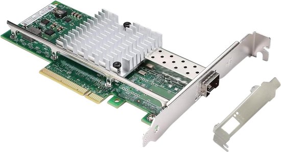 Netwerkkaart Single SFP+ port Intel 82599EN chip 10Gbit/s PCIe Ethernet ...