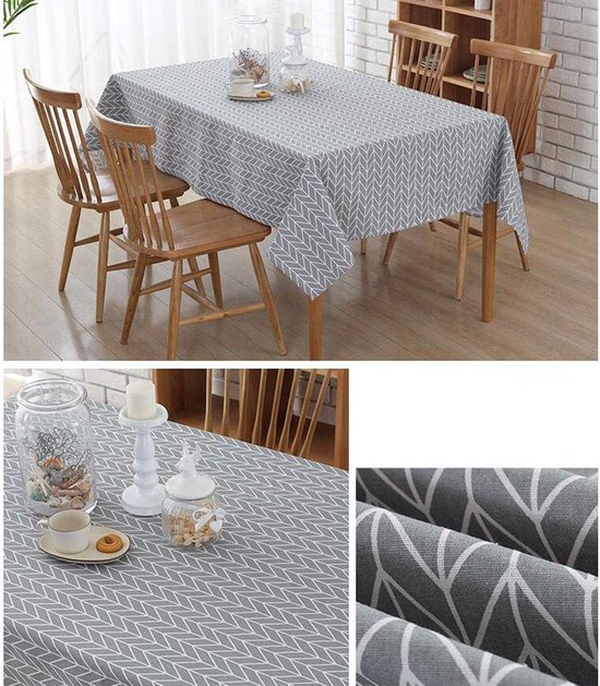 Rectangular Lotus Effect Waterproof Stain Protection Easy Care Dirt-Repellent Table... | bol