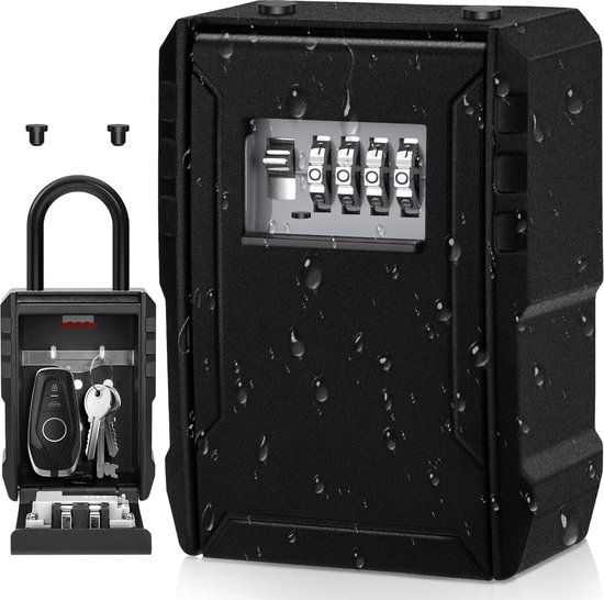 Grote Sleutelkast met Cijfercode - Weerbestendig - Wandmontage en ...