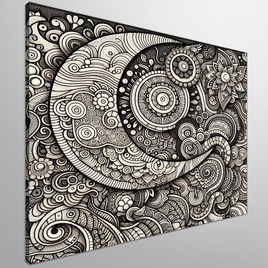 Doodle relief schilderij | Intrigerend reliëf van Doodle, een kunstwerk ...