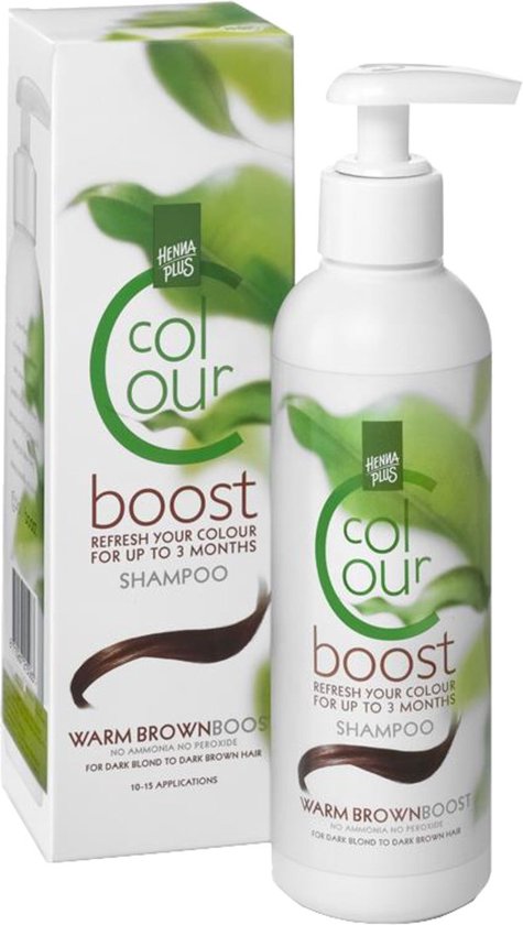 Hennaplus Colour Boost - Warm Brown | bol