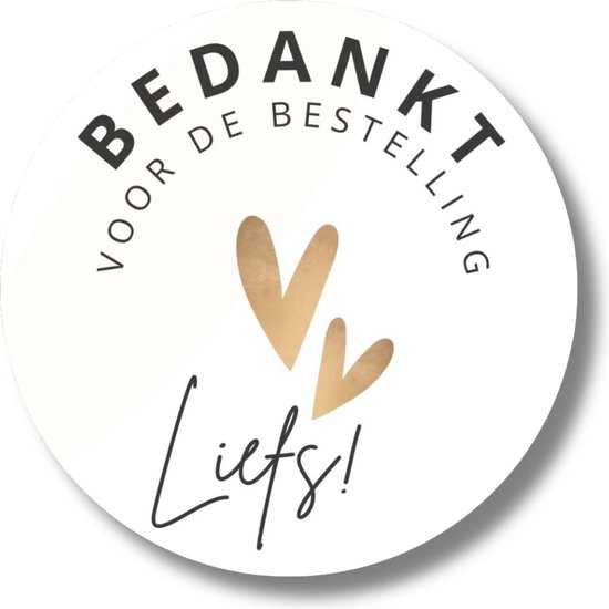 Bedankt voor de bestelling sluitstickers - Pakketjes Webshop afsluiten - Klanten... | bol