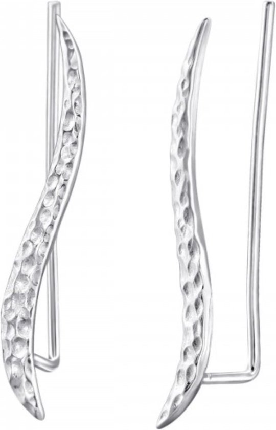La Rosa Princesa Wave Oorbellen Ear Cuff Climber Oorklem - Zilver | bol