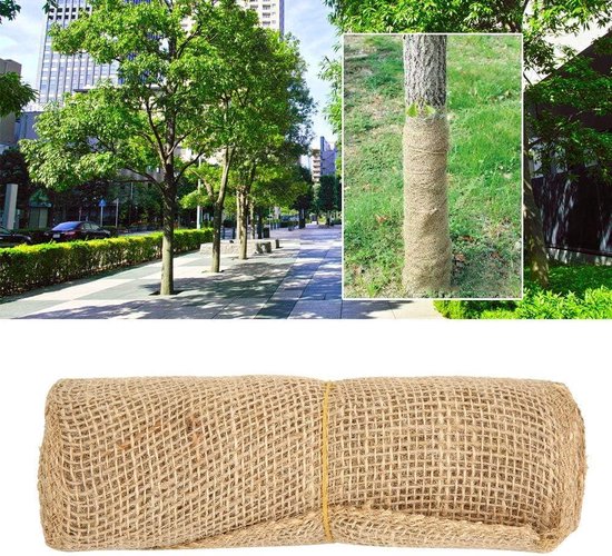 Tree Wrapping Protector Wraps Natural Jute Cold Proof Anti Freeze Plant ...