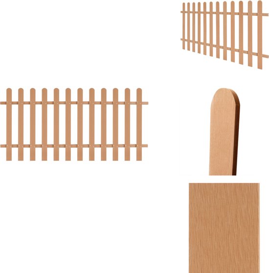 vidaXL Hek - Hekken - Hekwerk - Hekwerken - Hek 200x100 cm HKC | bol