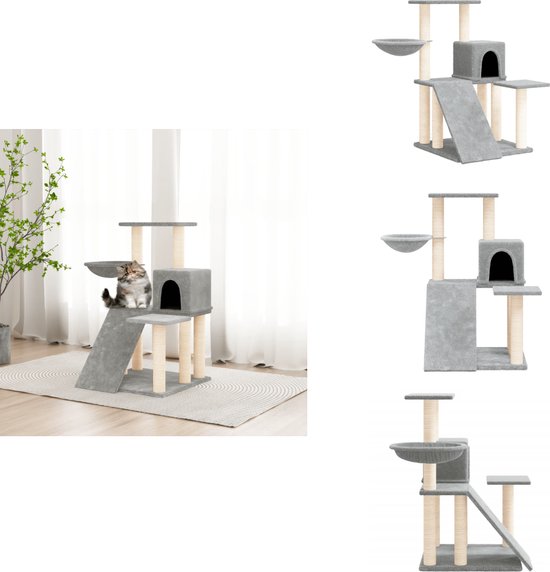 vidaXL Krabpaal - Krabpalen - Kattenpaal - - Kattenmeubel met sisal ...