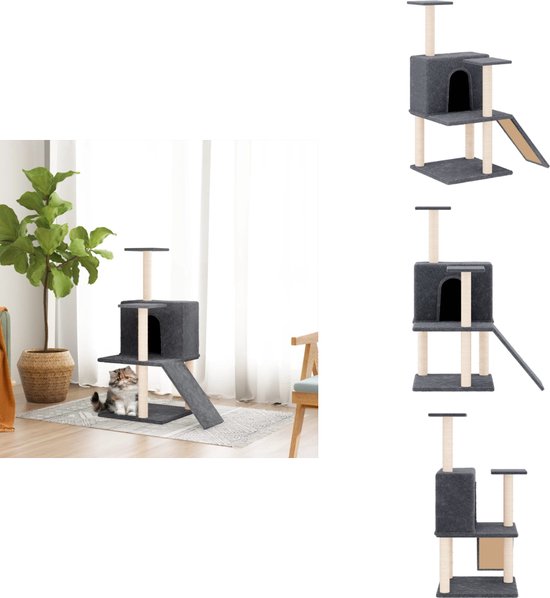vidaXL Krabpaal - Krabpalen - Kattenpaal - - Kattenmeubel met sisal ...