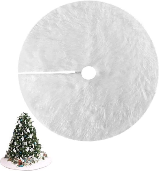 Kerstboomrok - Wit - 78 cm - Kerstboomkleed - Kerstboomring - Kerstboom ...