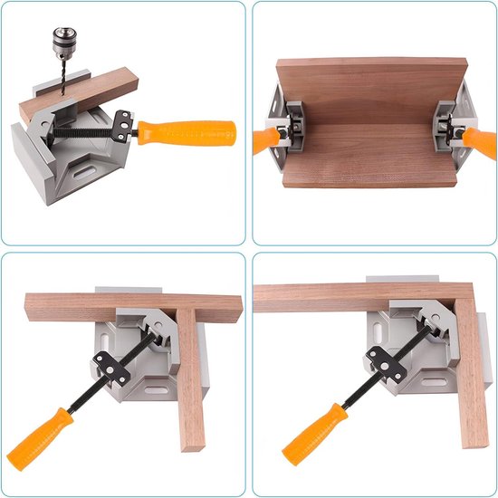 Hoekspanners 90 graden - Aluminiumlegering - Hoekklem - Houten ...