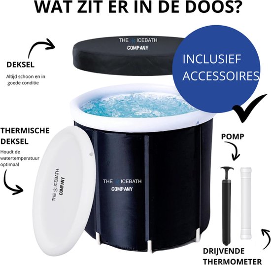 The ICEBATH Company Ijsbad XXL - Zitbad PRO Set – Dompelbad - E-Book ...