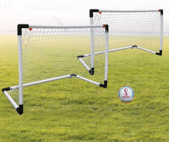 Goal Post Mini Set 2 Toys voetbaldoelen voor kinderen met netbal FIFA ...