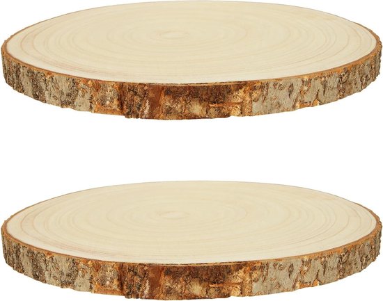 Ronde houten schijven 28-32 cm diameter - knutsel houten schijven ...