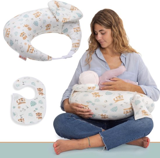 Verstelbaar Ergonomisch Borstvoedingskussen - Klein Zwangerschapskussen ...