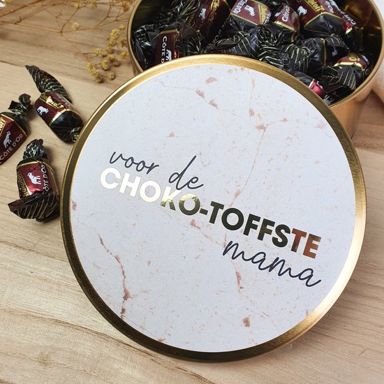 Blikken doos - Mama cadeau - GRATIS 400g VULLING - Cadeau voor mama ...