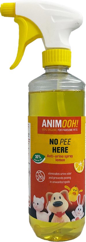 Animooh!, No Pee Here Lemon, anti-urine spray 500ml | bol