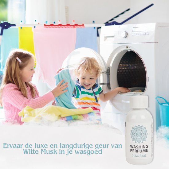 Wasparfum - white musk 150 ml - Witte Musk - 15 wasbeurten | bol