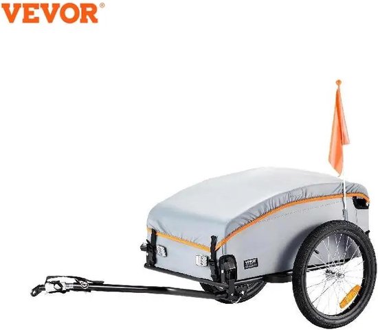 Fiets aanhangwagen - Fietsaanhangwagen Met Waterdichte Hoes En Veilige ...