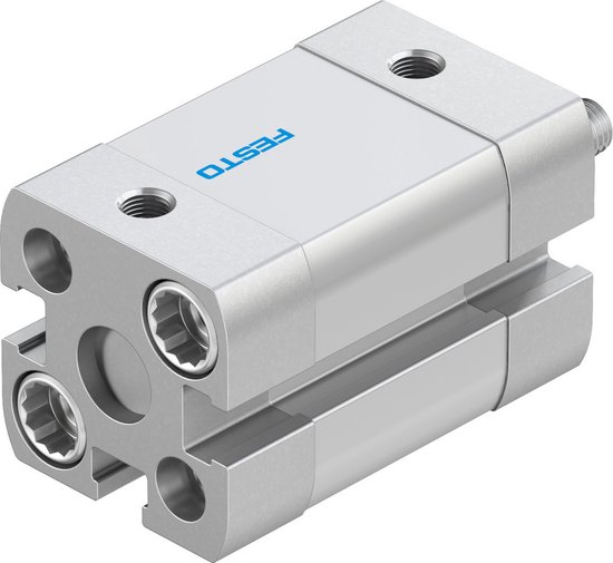 Festo Compacte Cilinder 12mm Boring 10mm Slag ISO 21287 Dubbelwerkend ...