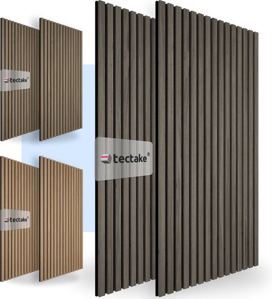 tectake® Set van 2 akoestische panelen Sonic Wall - Geluidsabsorberend ...