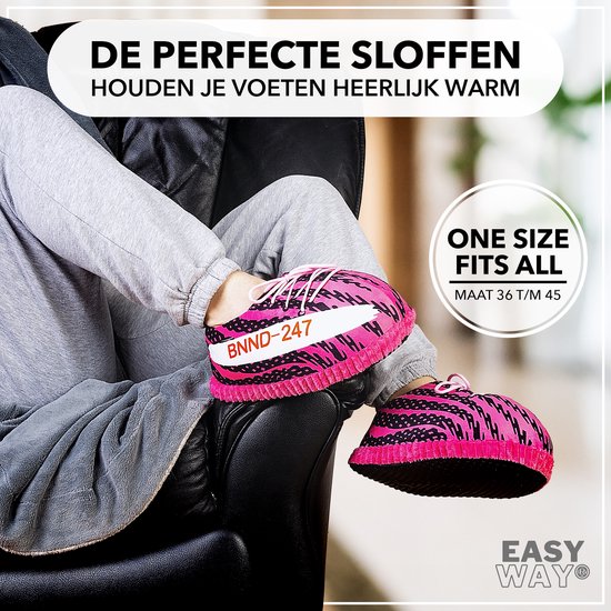 AC EasyWay - Pantoufles Pantoufles - Violet - Zwart - Taille unique ...