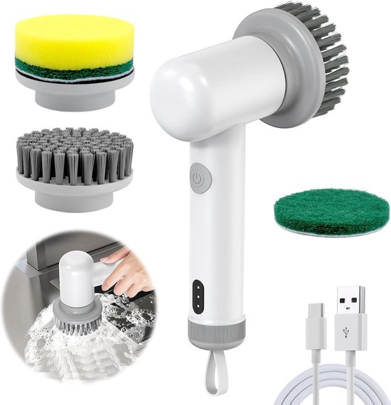 Multifunctionele elektrische spin powerscrubber voor keuken en ...