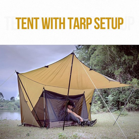 Tent Ultralicht Binnentent - Mesh Muggennet voor Kamperen Outdoor ...