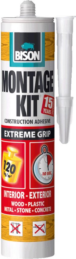 Bison montage kit direct grip extreme grip 370 g | bol