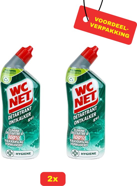 2X WC Net Ontkalker Gel - 2 X 750ml - Toiletreiniger ...
