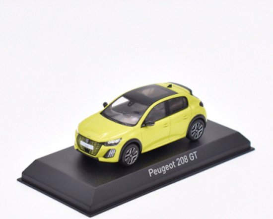 Peugeot 208 GT 2024 Agueda Geel Model 1/43 Norev | bol
