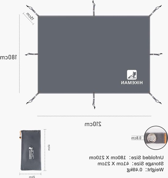 Tentzeil, multifunctioneel, campingtent, zeil, waterdichte ...