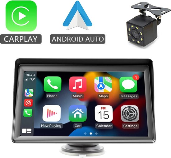 Linux Carplay Scherm - Touchscreen - Navigatiesysteem Auto - Voor Apple & Android -... | bol