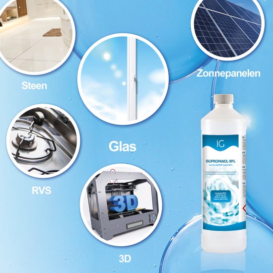 isopropyl alcohol - COMBI DEAL - Isopropanol 99,9% Zuiver - Fles, 1 ...