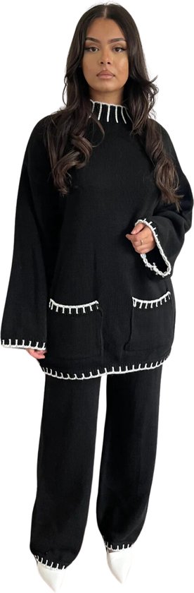 Lilly Twinset – Gebreid One Size Set – Comfort en Stijl – Geschikt voor ...