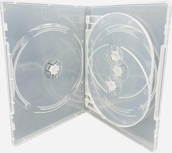 4 Way Clear DVD-CD-BLU RAY Case - 14mm Spine - Dragon Trading® - High ...