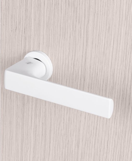 Deurkruk Robocinque Zero - Colombo Design - Wit - minimalistisch rozet ...