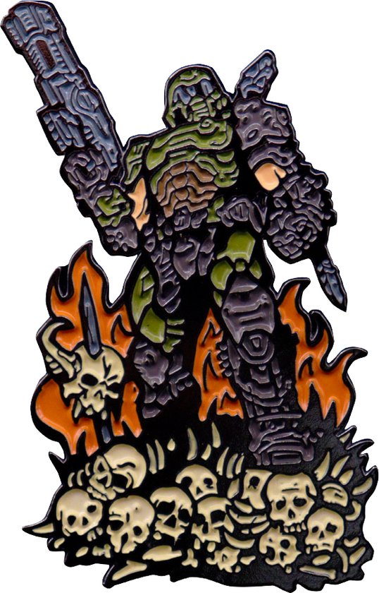 FaNaTtik Doom Eternal Pin Badge Doom Guy Limited Edition Pins ...