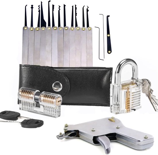 Transparante Lock Pick Set - Lock Pick Hook en Gun - Slotenmaker ...