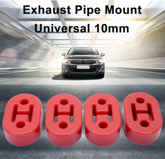 Universele Rode Auto Uitlaat Rubber Mount Beugel Hangers - 4 Stuks ...