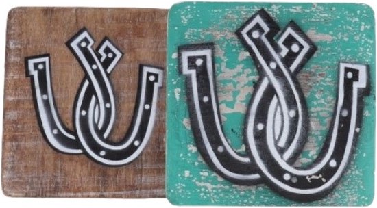 Symbool Hoefijzers 20x20 cm | bol
