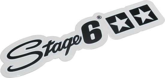 Stage6 Sticker Stage6 15x3cm zwart | bol