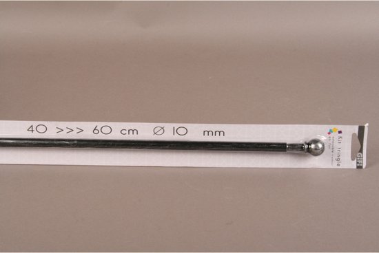 Gifi Diffusion - Uitschuifbare gordijnroede - 40-60 cm met kogeleinde ...