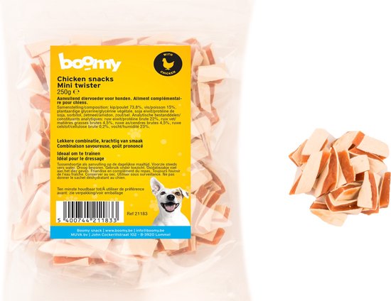 Boomy - Hondensnacks - Hondensnoepjes - Zachte hondenkoekjes - Mini ...