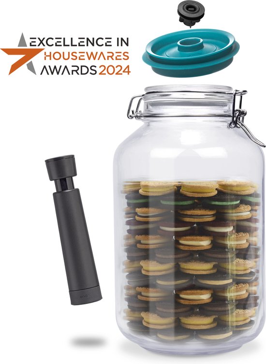 Airtender Bormioli Rocco Fido - Grote Weckpot 4 liter (rond) met ...