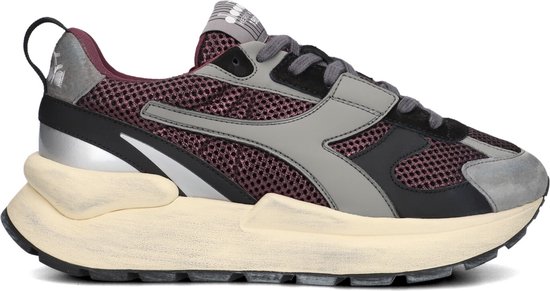 Diadora Mesh Runner Sneakers - Leer - Dames - Grijs - Maat 42 | bol