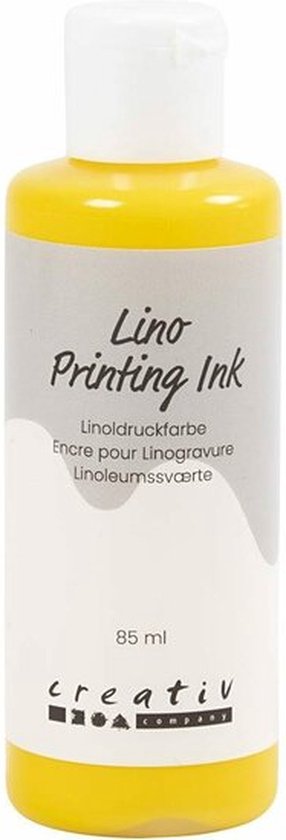 Linoleum Verf, geel - 85ml | bol