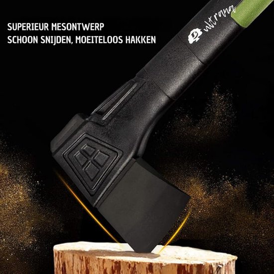 Ultranature Hakbijl 46 cm Bijl voor Hout Inclusief Lemmetbescherming ...
