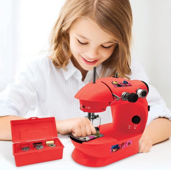 Kindernaaimachine - Naaimachine - Met extra Accessoires - 19,5D x 12,5B ...